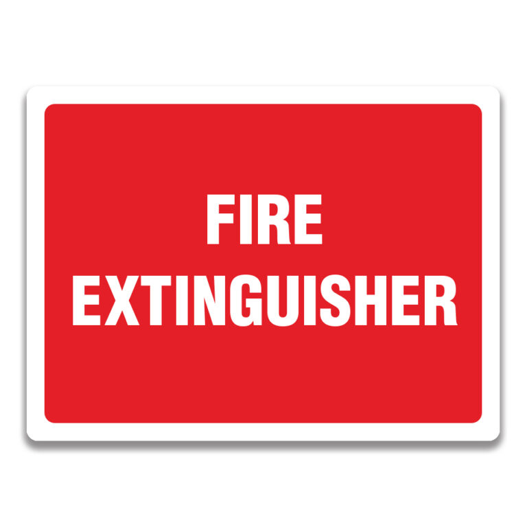 FIRE EXTINGUISHER SIGNS AND LABELS - Safety Sign and Label